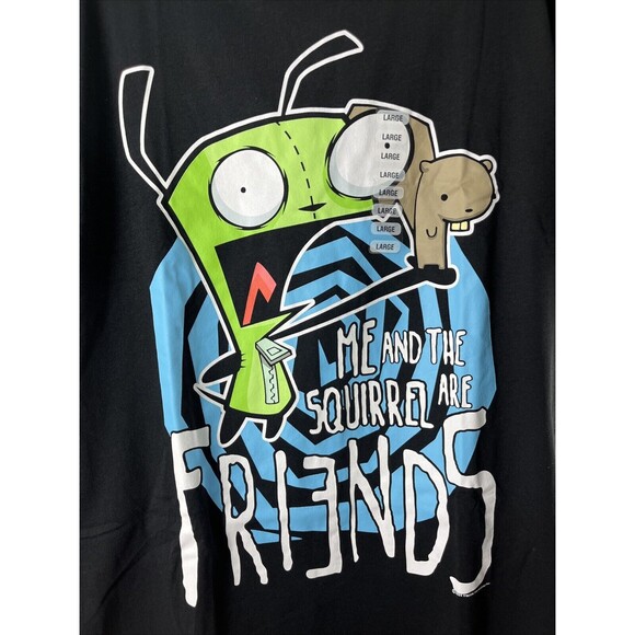 Unbranded | Shirts | Invader Zim Gir Mens Size Large Me And Squirrel ...